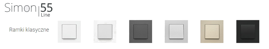 Simon 55 Line | Sklep z oświetleniem Light4u.pl